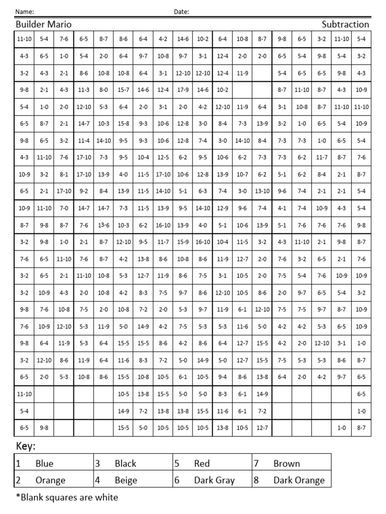 008-Builder-Mario-Subtraction-Coloring | PDF