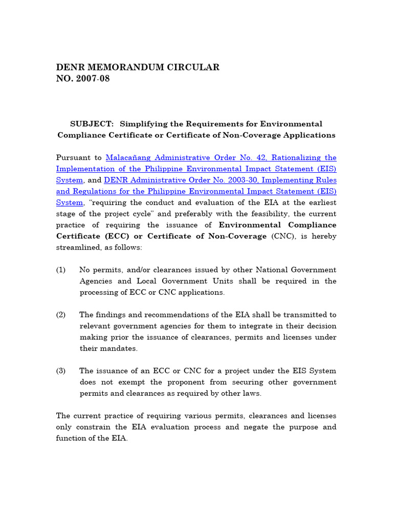 Denr MC 2007 08 | PDF