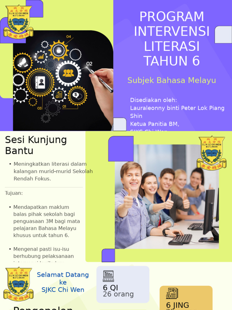 Program Intervensi Literasi THN 6 | PDF