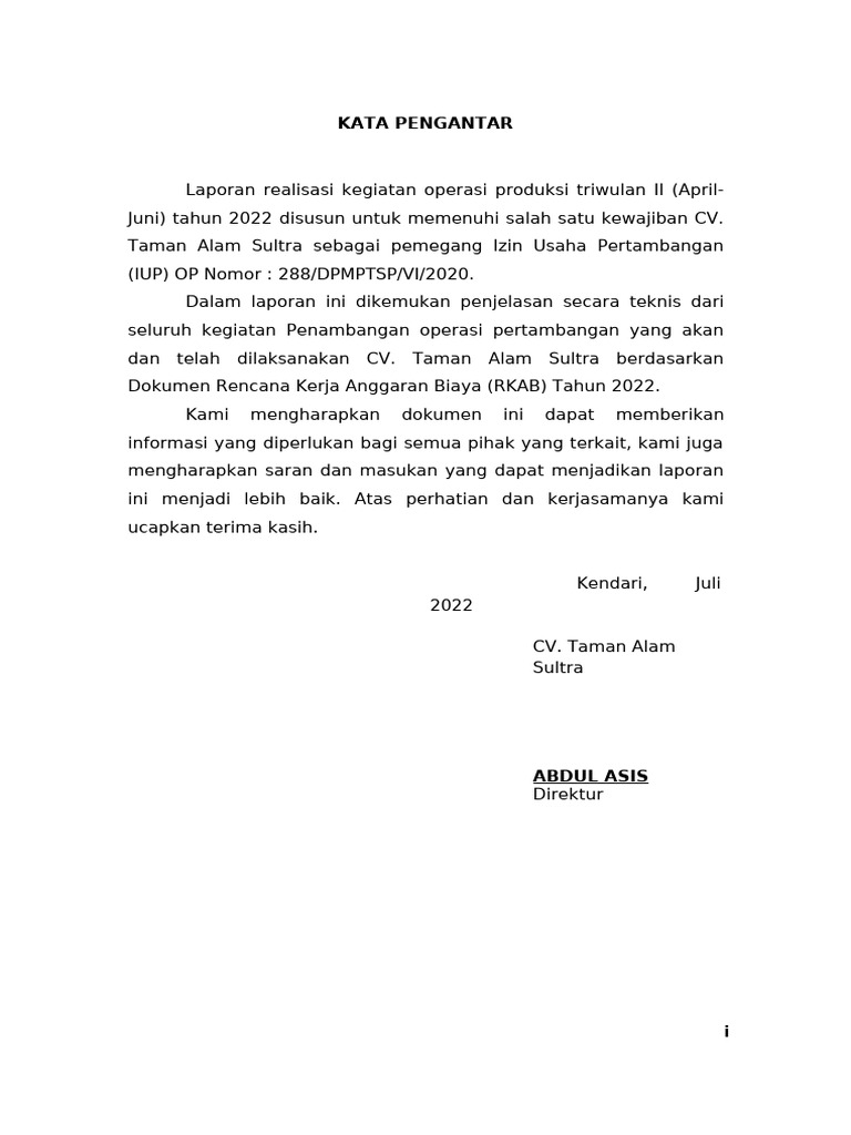 Daftar Isi - Tas | PDF
