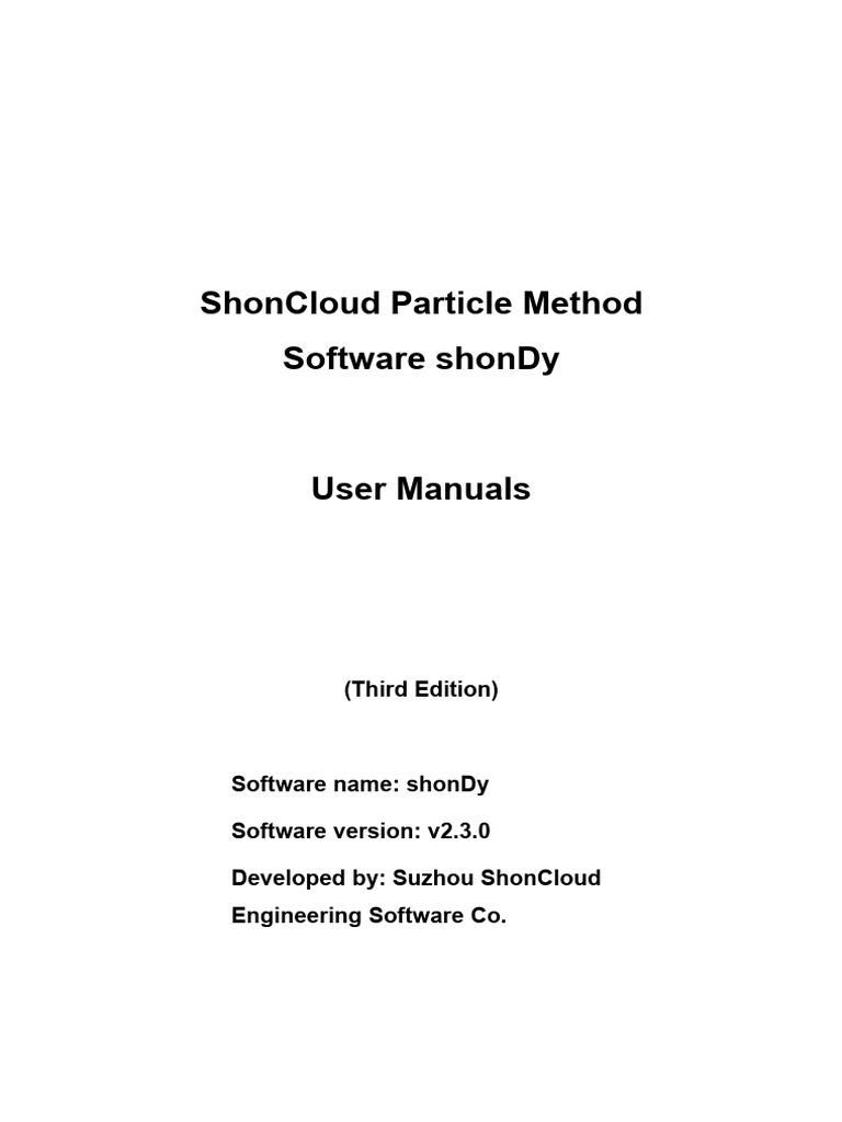 Shondy - User Manual English | PDF | Heat Transfer | Computers