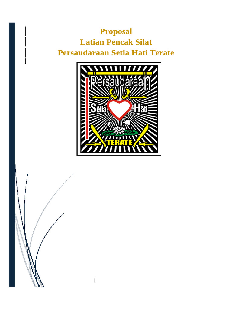 Proposal LATIHAN PSHT | PDF | Sports & Recreation