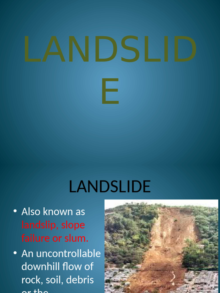 Landslide | PDF