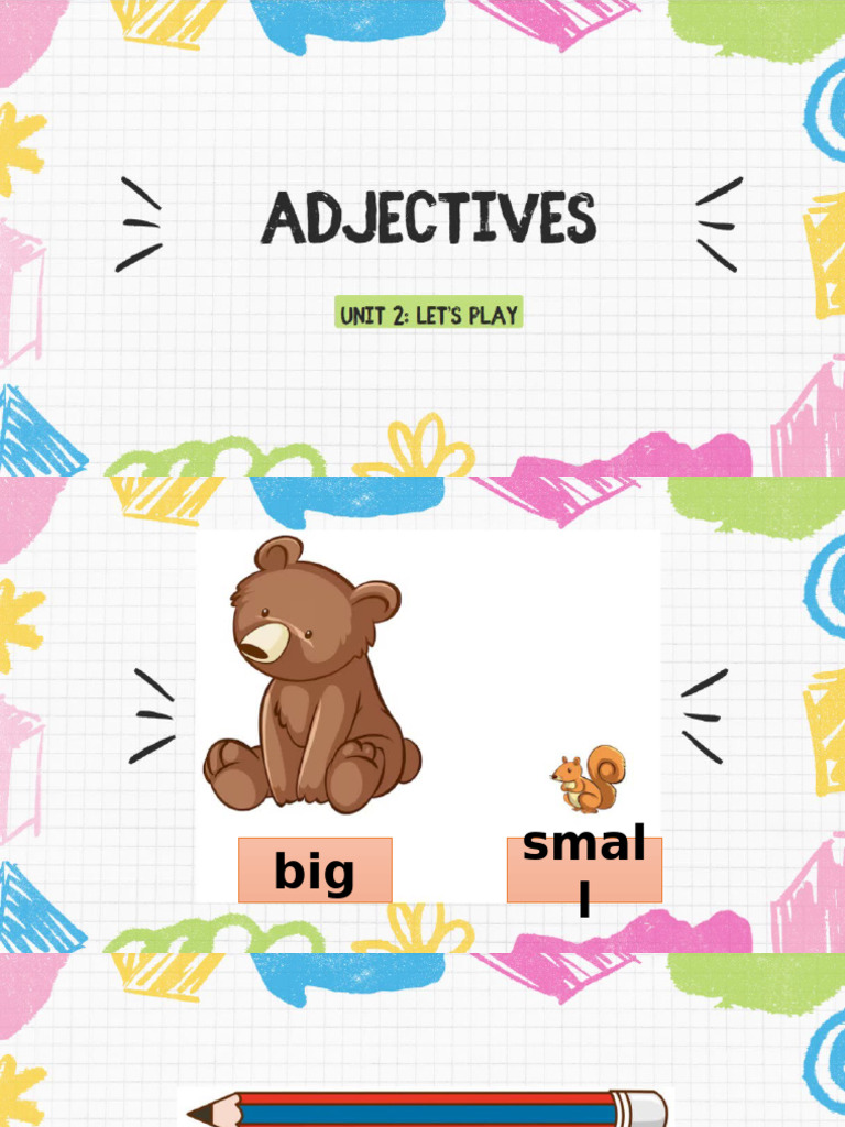 Adjectives Unit 2 | PDF