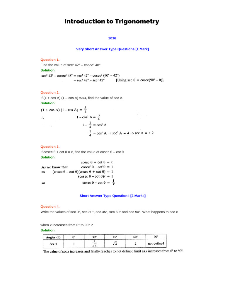 Book Ncert | PDF | Trigonometric Functions | Trigonometry