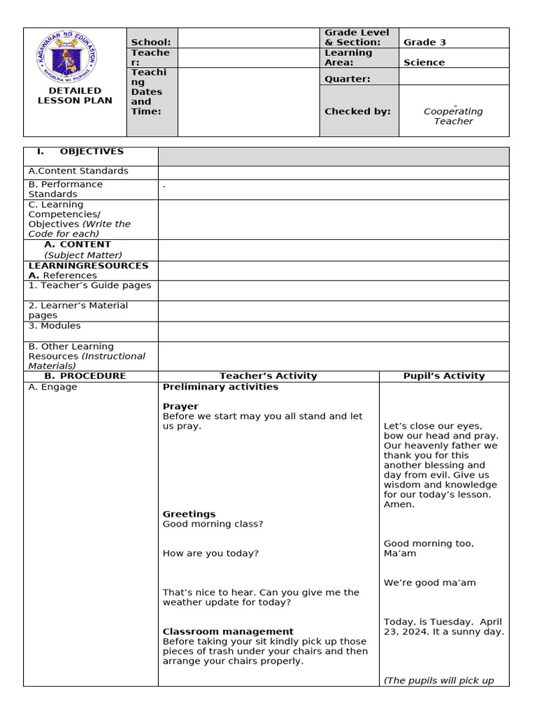 7Es-DLP-SCIENCE-1 | PDF