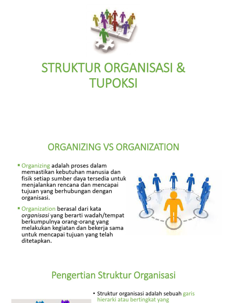 STRUKTUR ORGANISASI & TUPOKSI 2024 | PDF