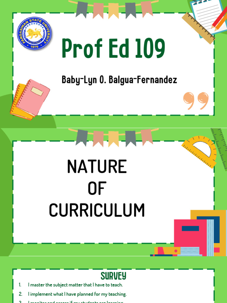Prof Ed 109 Lesson 1 | PDF