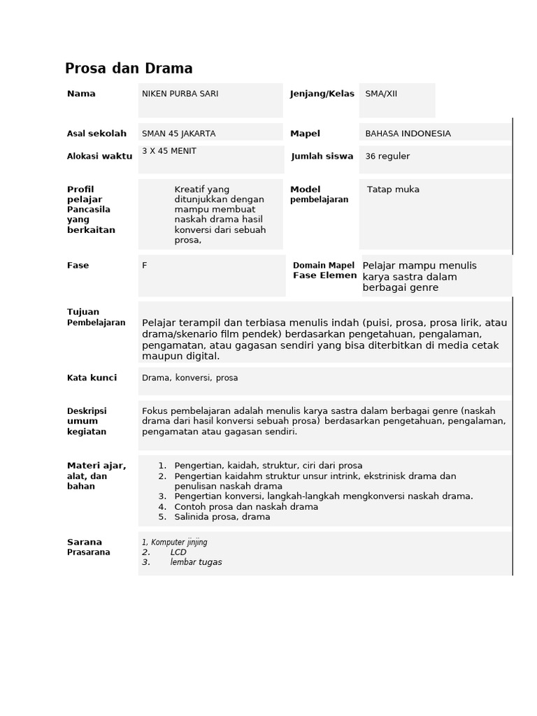 Final MA - BINDO - Erny - SMA - F - Prosa | PDF