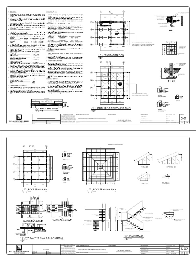 Sample Structural 1 | PDF