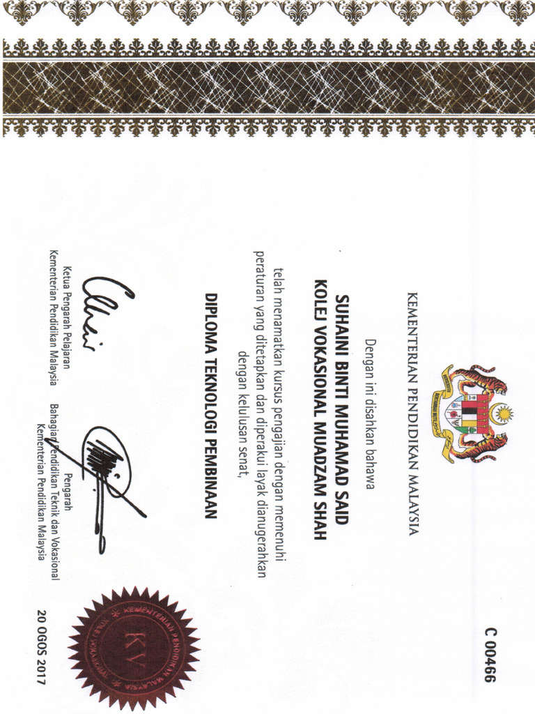 Contoh Skrol 1 | PDF