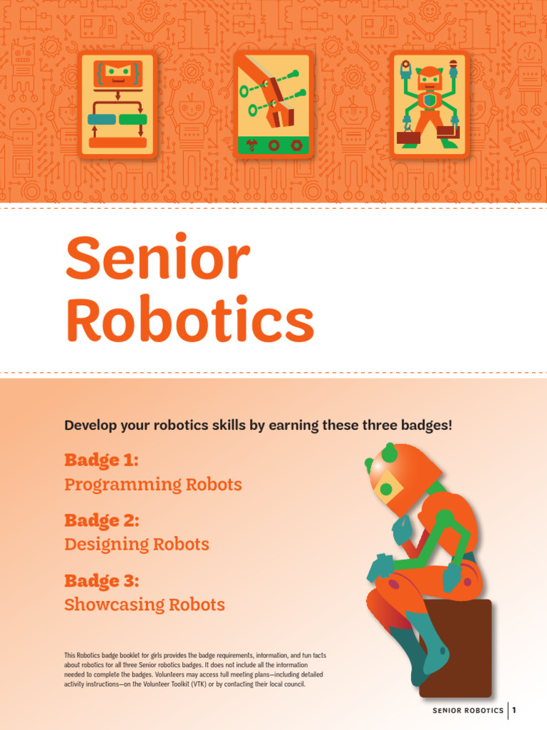 Senior Robotics Badge Requirments Booklet Digital Item 64178 Version 2 ... Senior Robotics Badge Requirments Booklet Digital Item 64178 Version 2 ...
