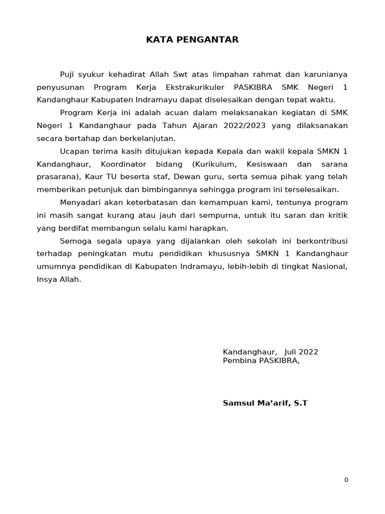 Proker Paskibra | PDF