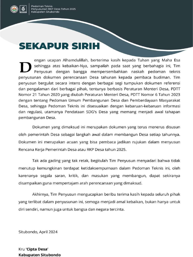 RKP Desa | PDF
