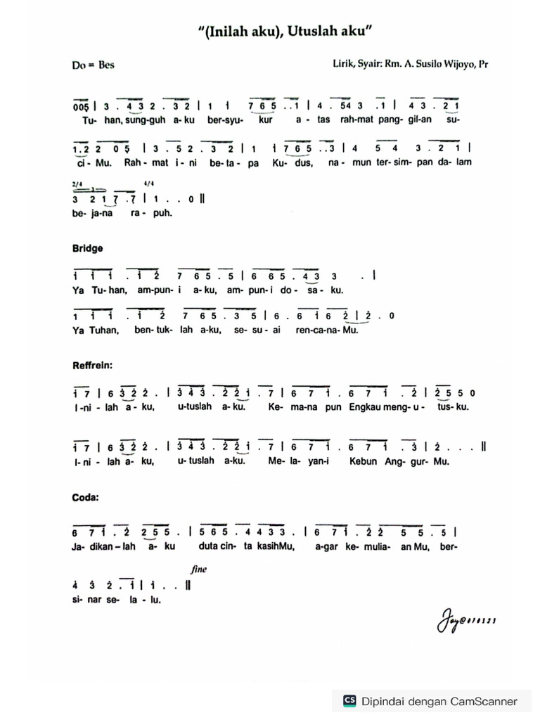 Inilah Aku, Utuslah Aku | PDF