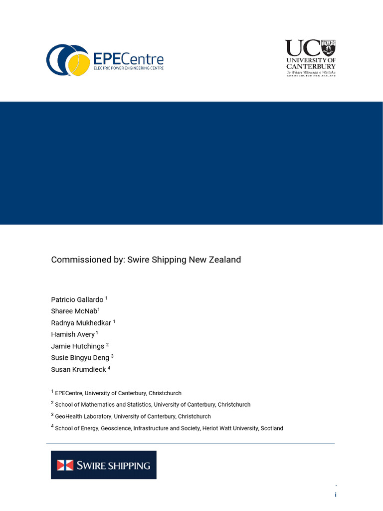 Carbon footprint of heavy freight movements in NZ | PDF