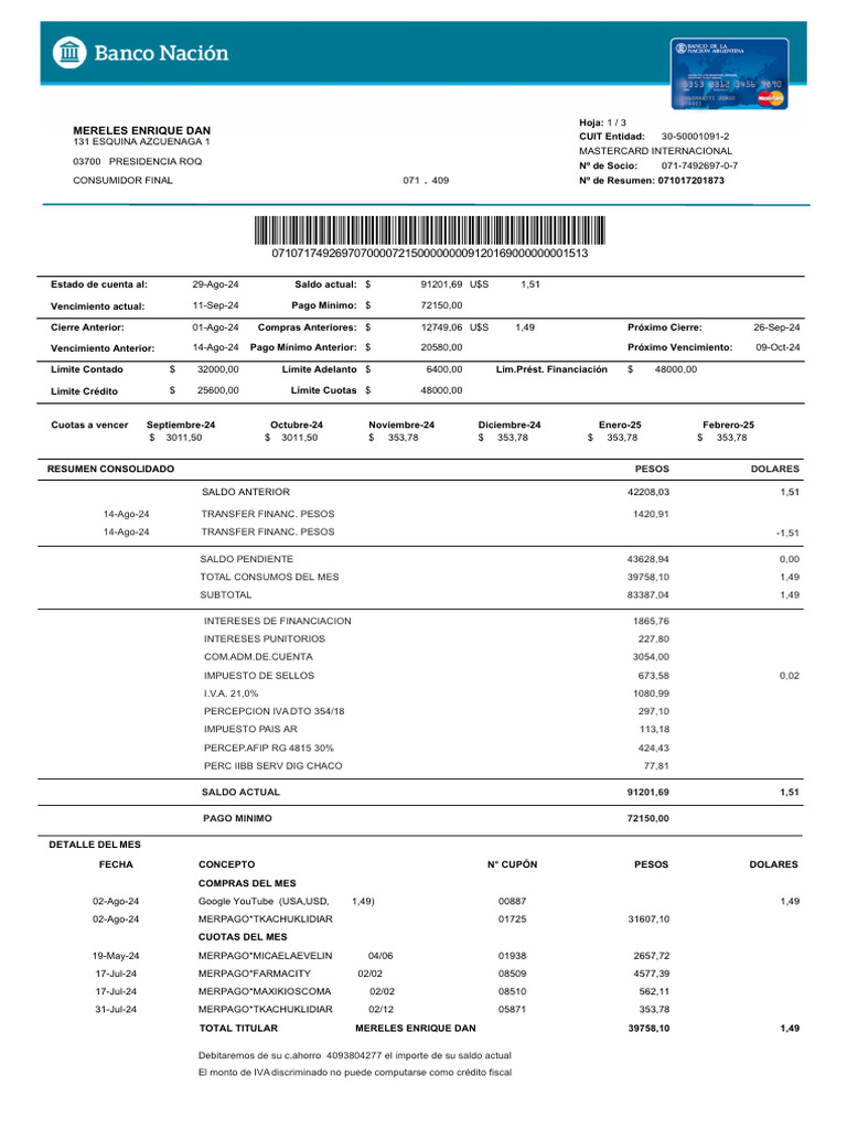 Resumen 20240829 | PDF