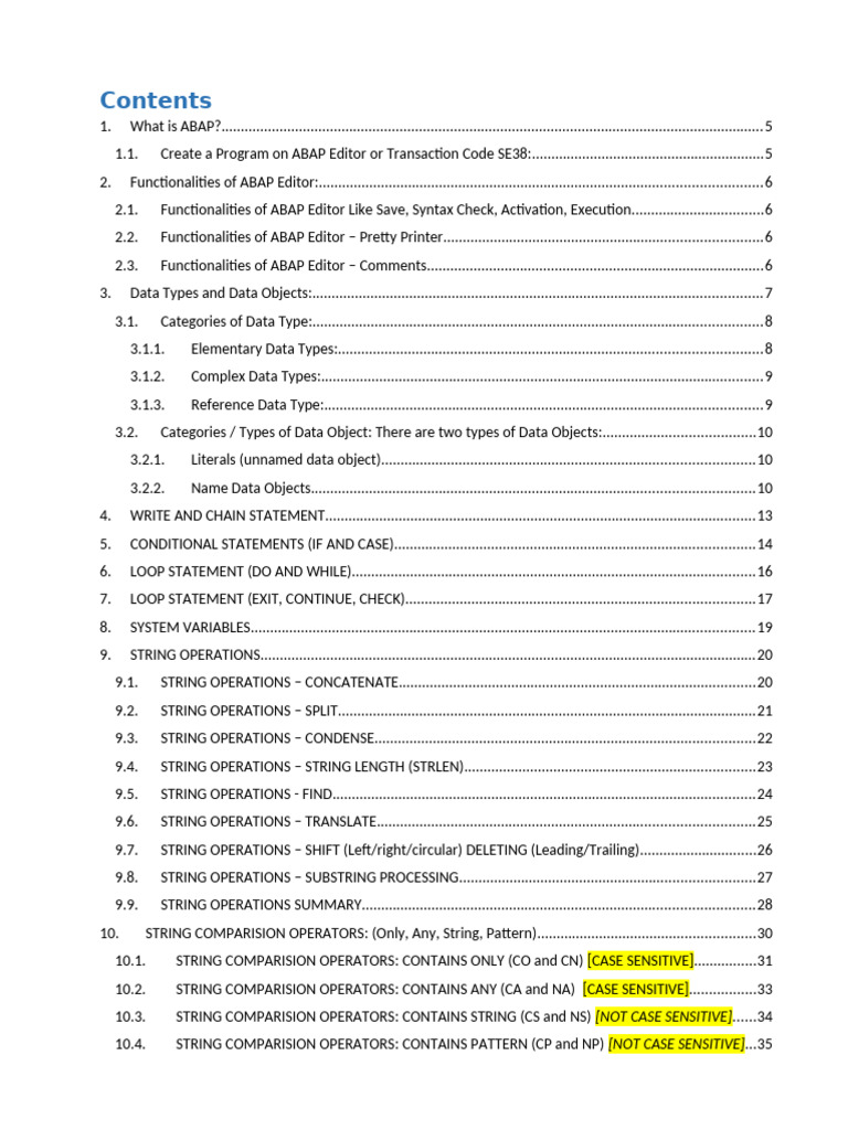 03-SAP ABAP Programming | PDF