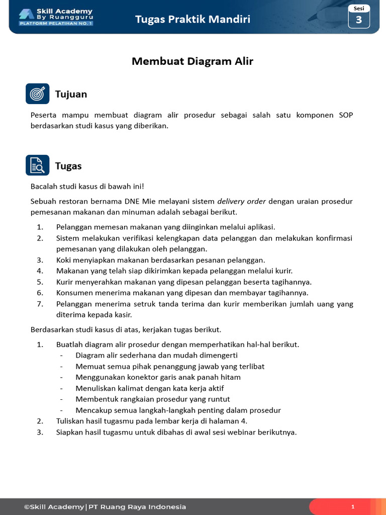 TPM Membuat Diagram Air Siti Mutmainah | PDF