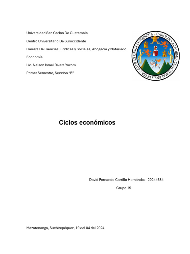ciclos economicos | PDF