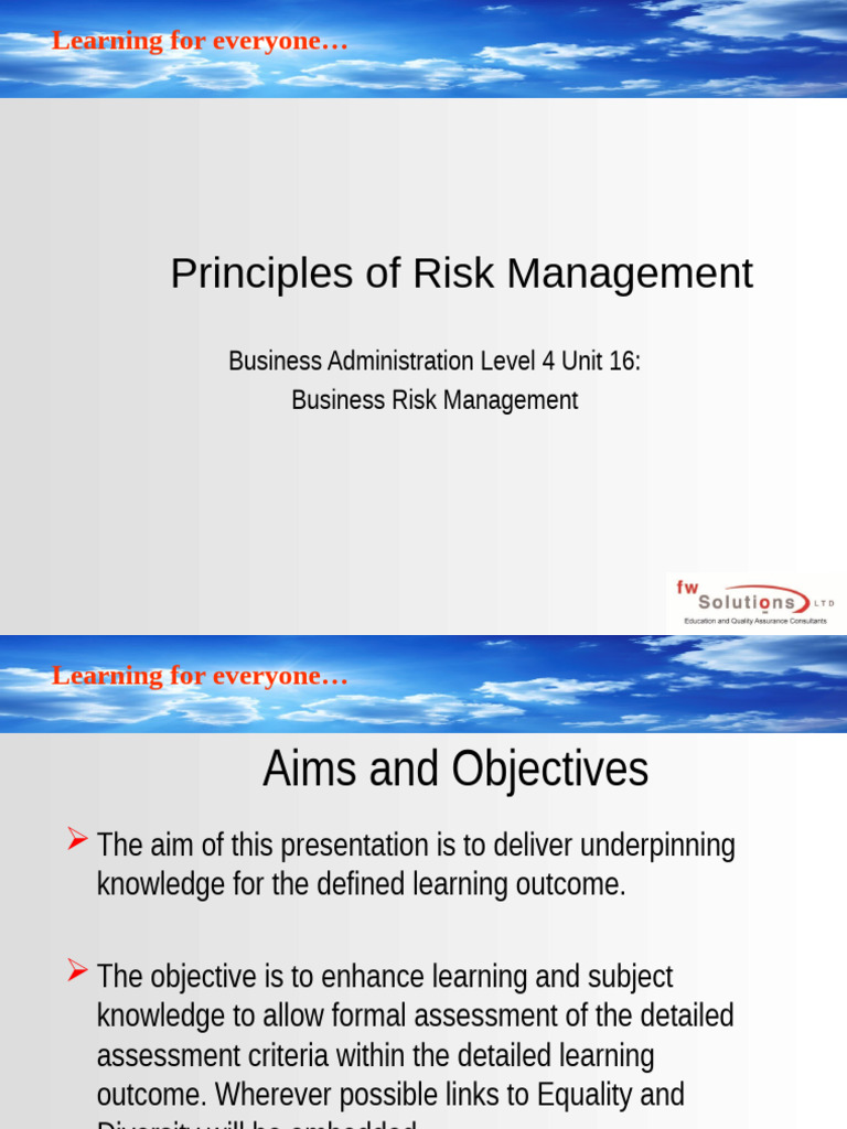 Business-Risk-Management | PDF