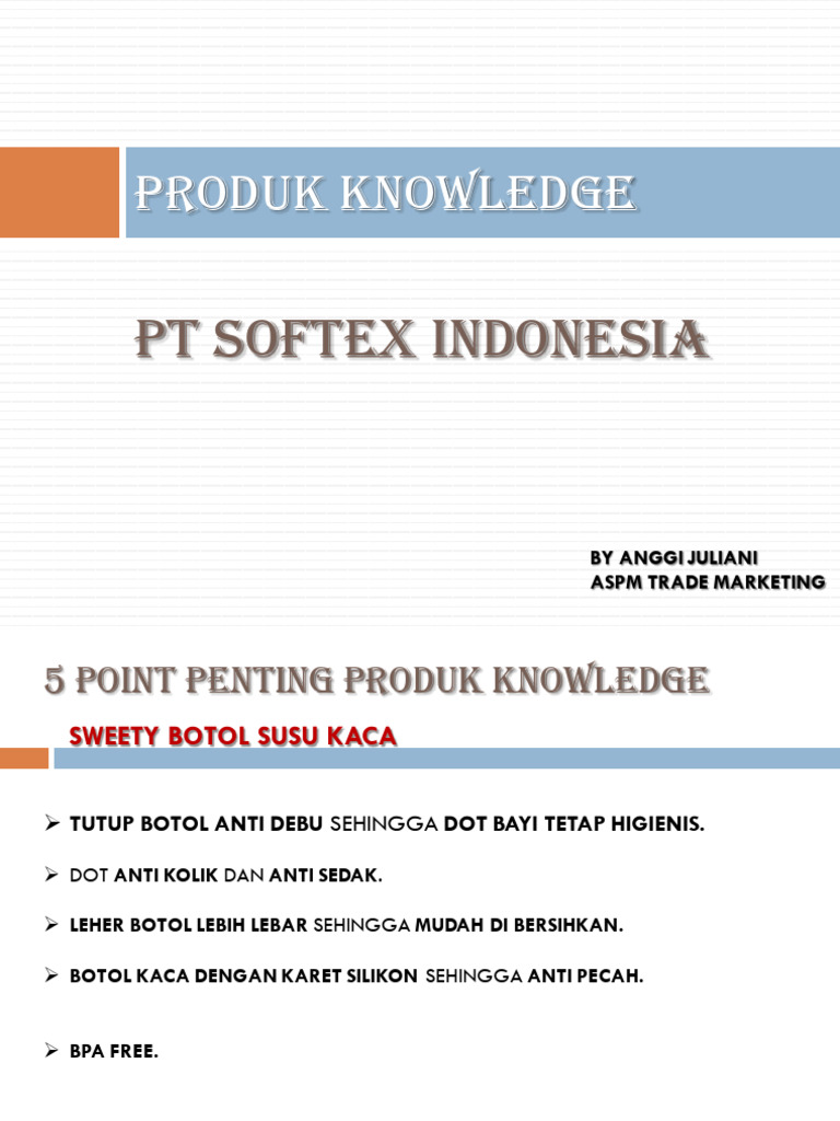 UPDATE-5 POINT PENTING PRODUK KNOWLEDGE-AGT 2019-1 | PDF