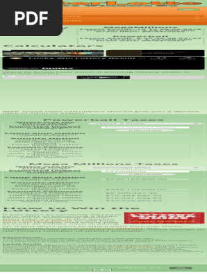 Afterlotto lottery calculator store