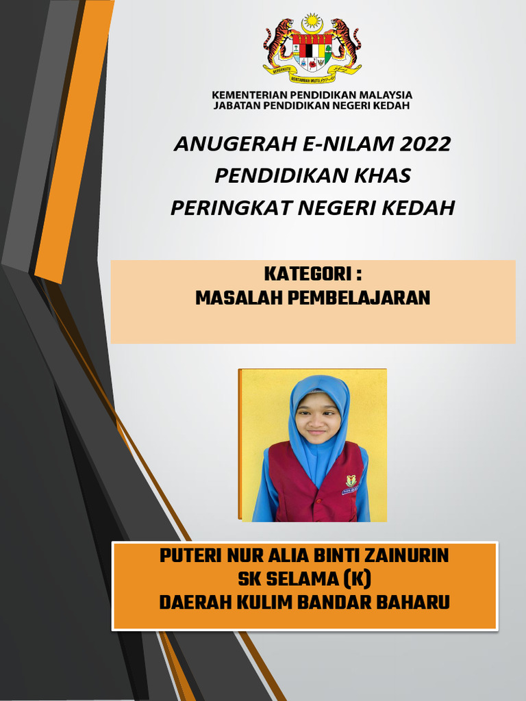 Puteri Nur Alia Zainurin DKBB SK | PDF