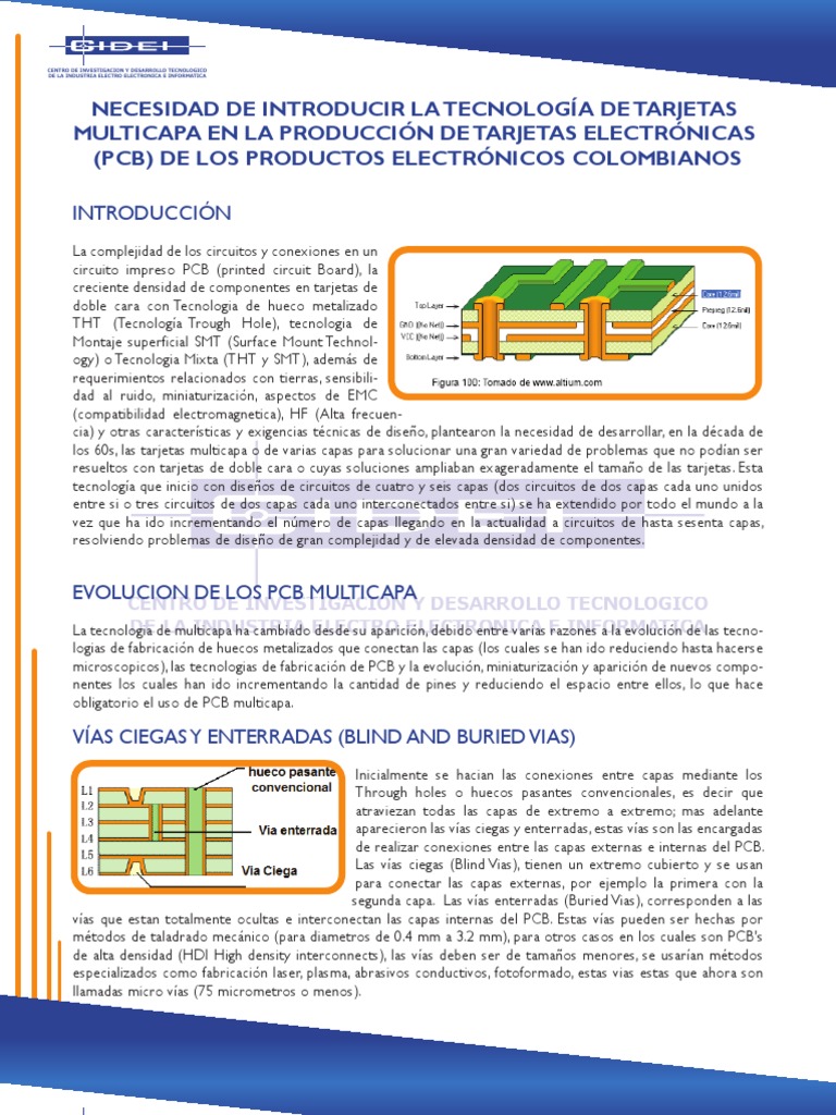 Tecnologia PCB Multicapa | PDF | Placa de circuito impreso | Circuito ...