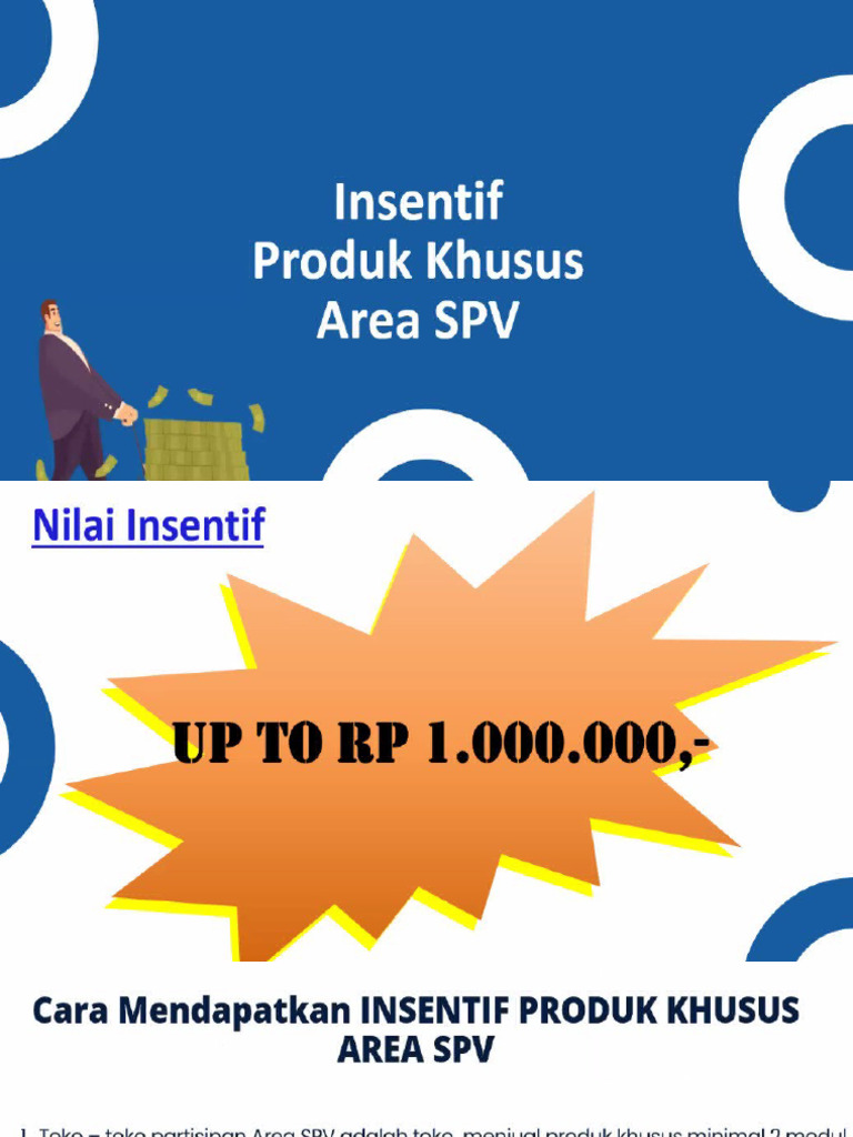 Insentif Produk Khusus Area SPV | PDF