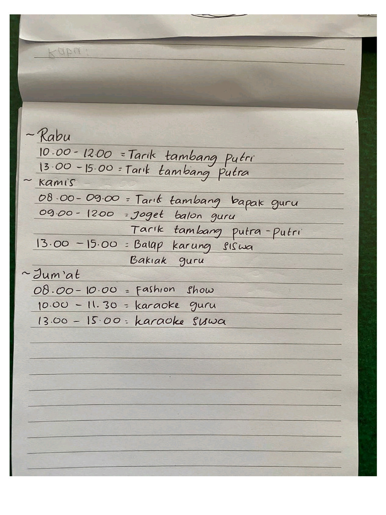 New Bagan Lomba 17 Agustus 2024 | PDF