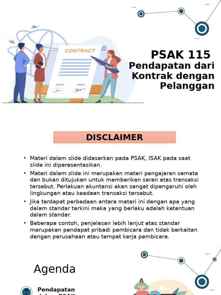 PSAK 115 Pendapatan Kontrak Dari Pelanggan 06052024 | PDF