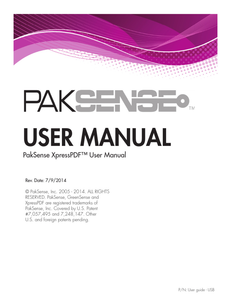 Data Logger PakSense XpressPDF TU60D-GRA00 | PDF