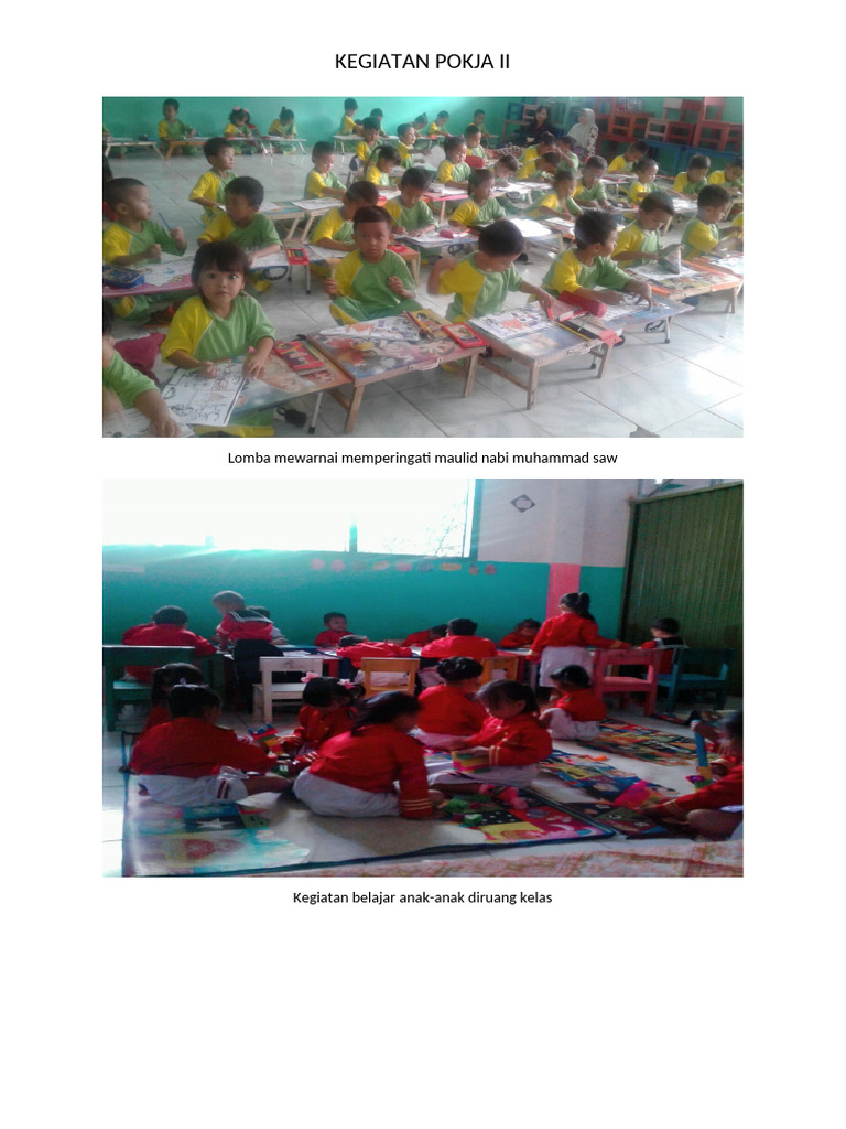 Kegitan Pokja 2 | PDF