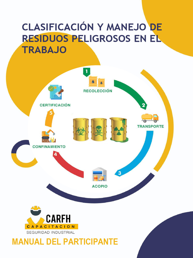 Manual Clasificacion y Manejo de Residuos Peligrosos | PDF