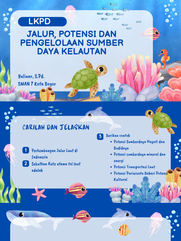 LKPD - Jalur Potensi Dan Pengelolaan Sumber Daya Kelautan | PDF