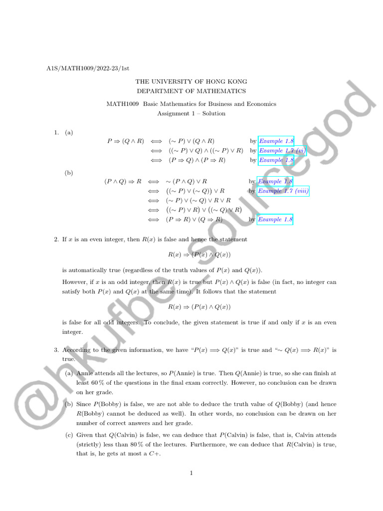 Assignment1Solution (1009) (22-23 First) | PDF