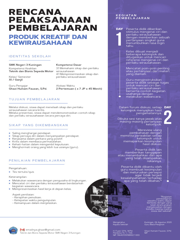 RPP PKK Kelas XII | PDF