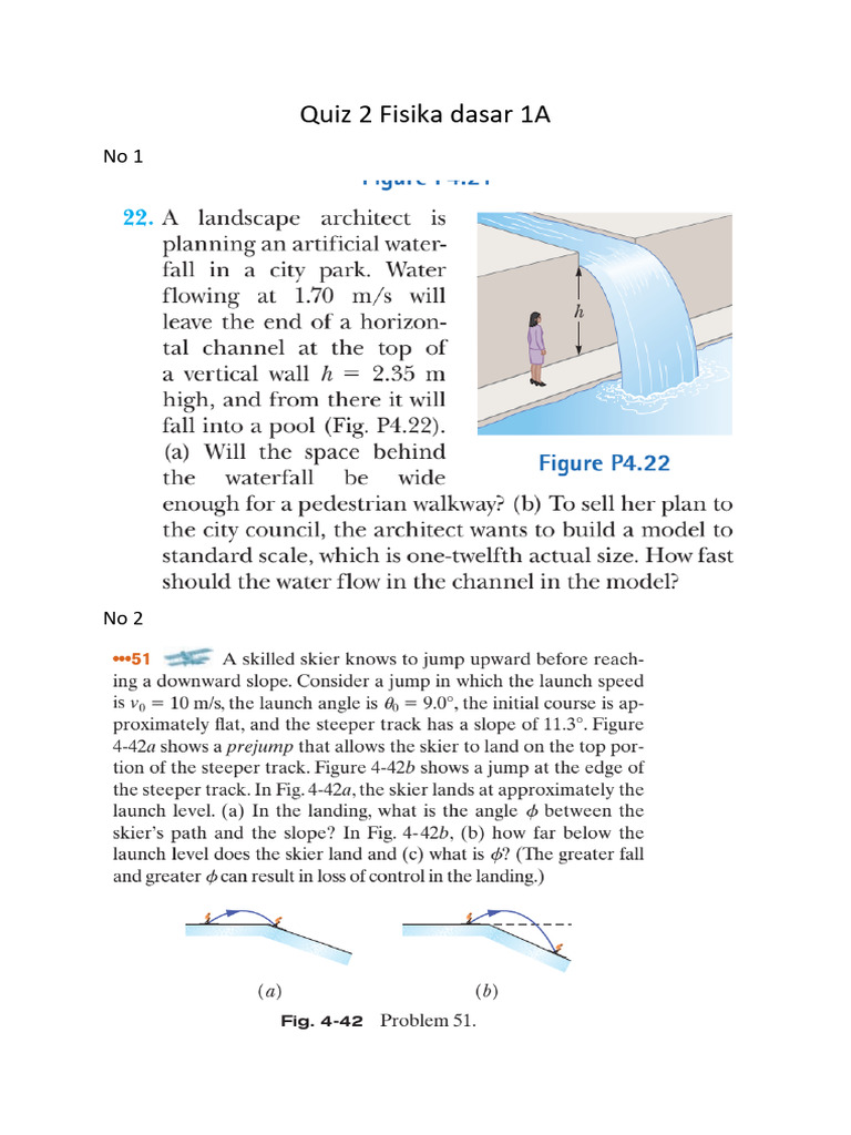 Quiz 2 Fisika Dasar 1A | PDF