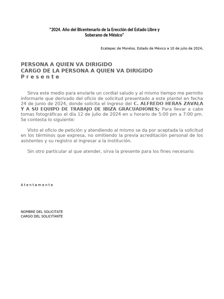 Oficio 1 | PDF