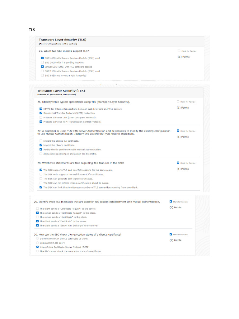 Oracle Communications Session Border Controller Security Implementation Consultant | PDF