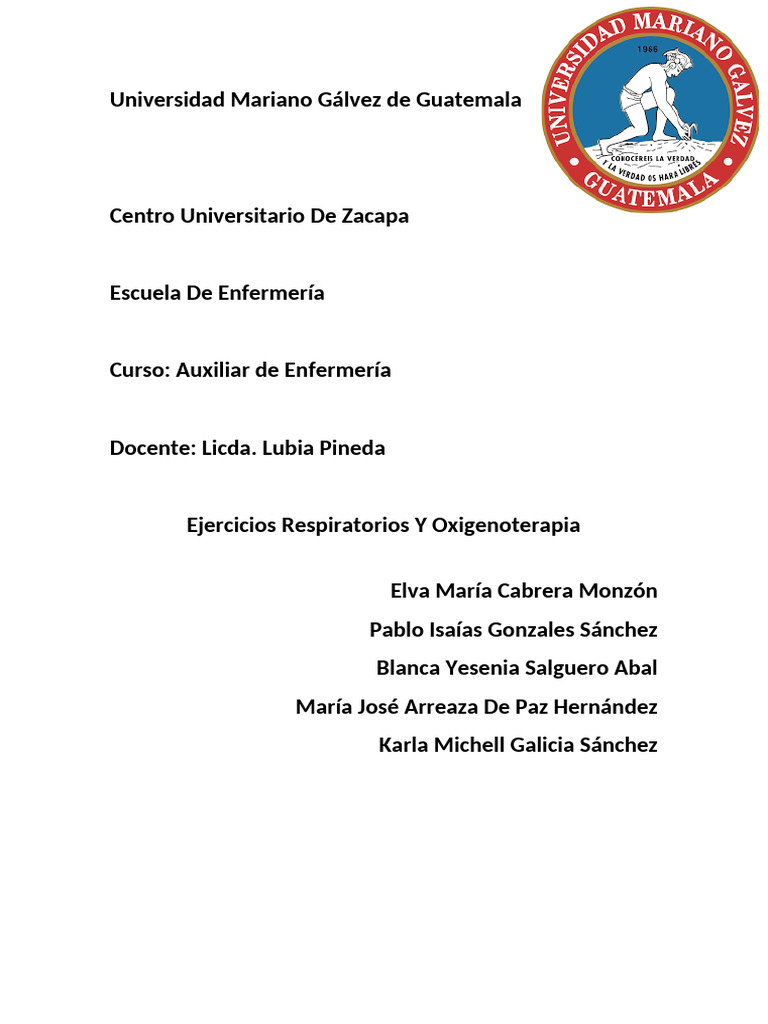 Caratula Universidad Mariano Gálvez Elva Maria | PDF