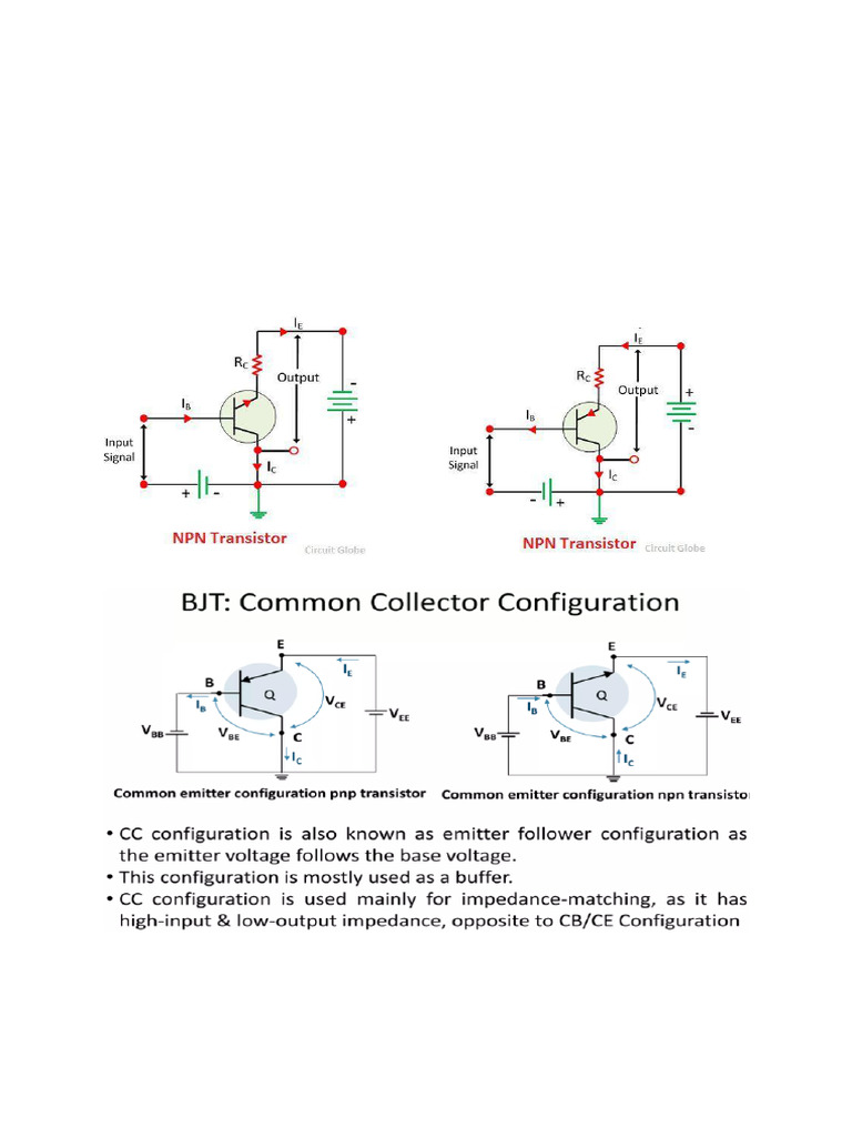 Unit 1 Common Collector Connection | PDF