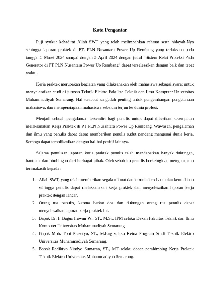 Kata Pengantar | PDF