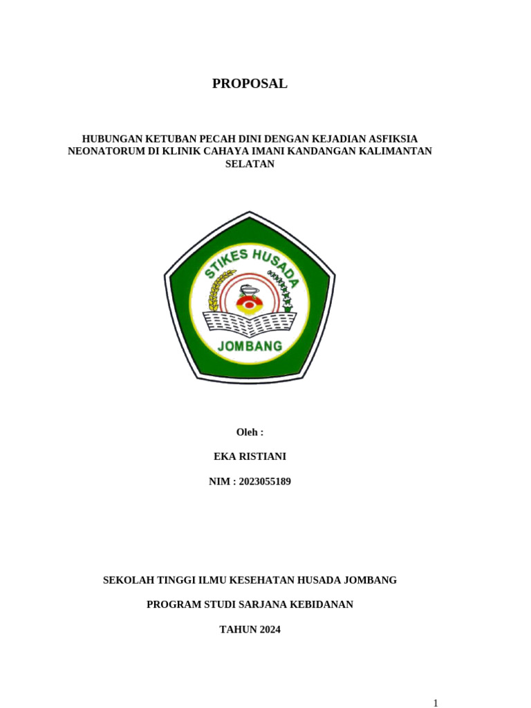 Proposal Eka Ristiani Bab 1-4 | PDF