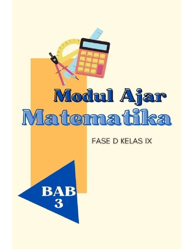 Modul MTK IX - BAB 3 | PDF