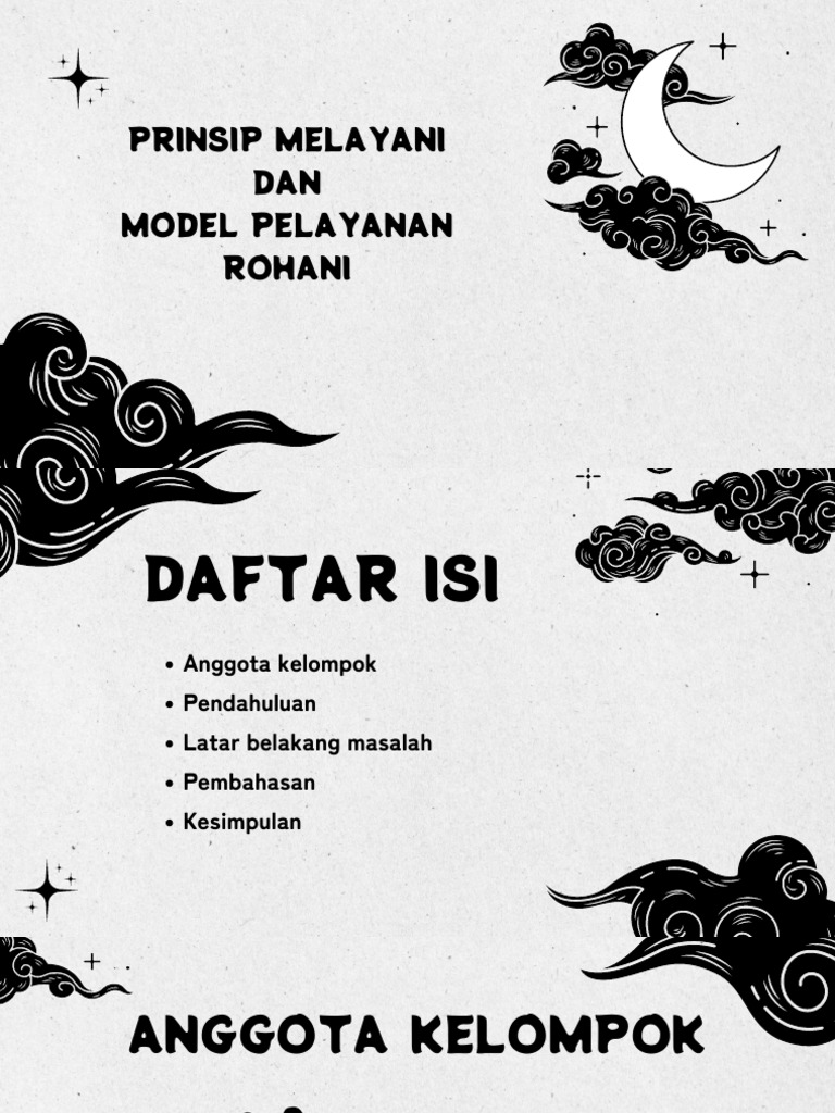 Prinsip Melayani Dan Model Pelayanan Rohani | PDF