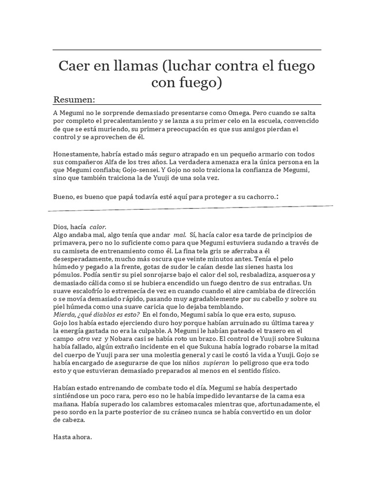 Caer en Llamas | PDF