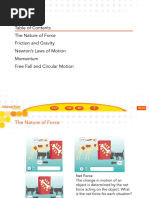 Forces and Motion Physics Notes Grade 9 | PDF