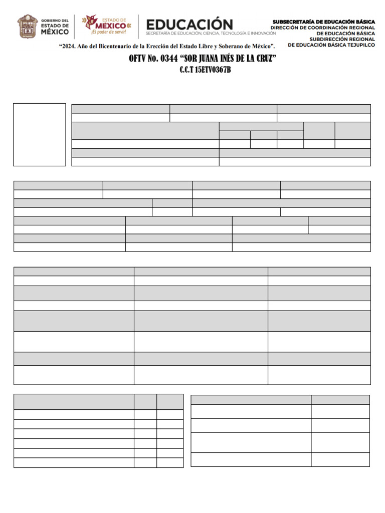Nueva Cedula de Inscripcion 3° 2024-2025 | PDF